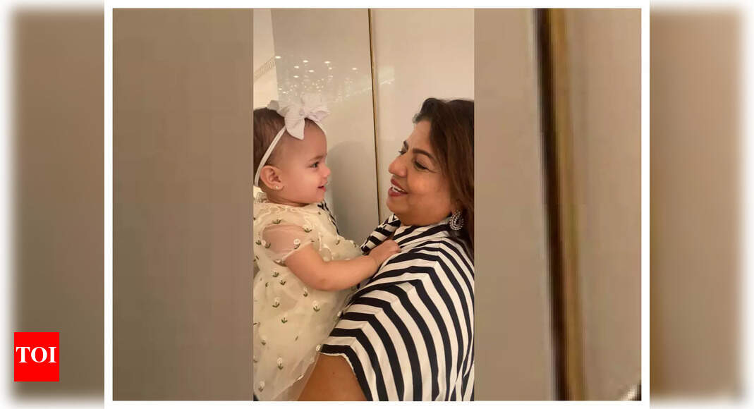THIS photo of baby Malti smiling at her 'nani' Madhu Chopra is the ...