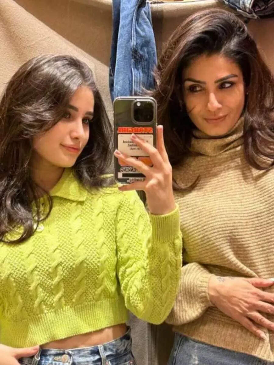 Rasha Thadani is a spitting image of her mother Raveena Tandon | Times ...