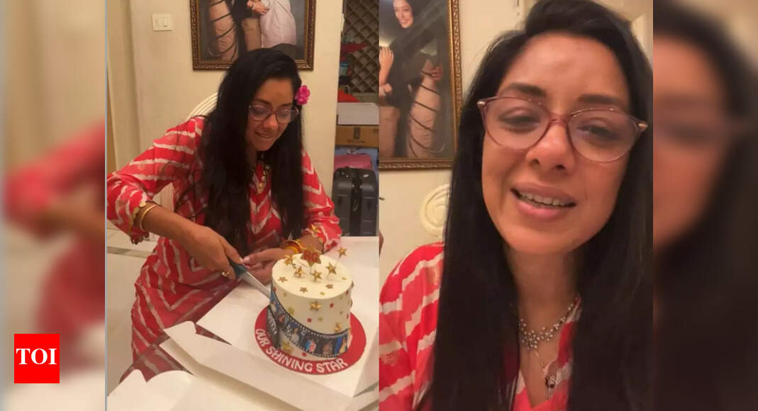 Rupali Ganguly overwhelmed with fans' birthday gifts and cakes; thanks ...