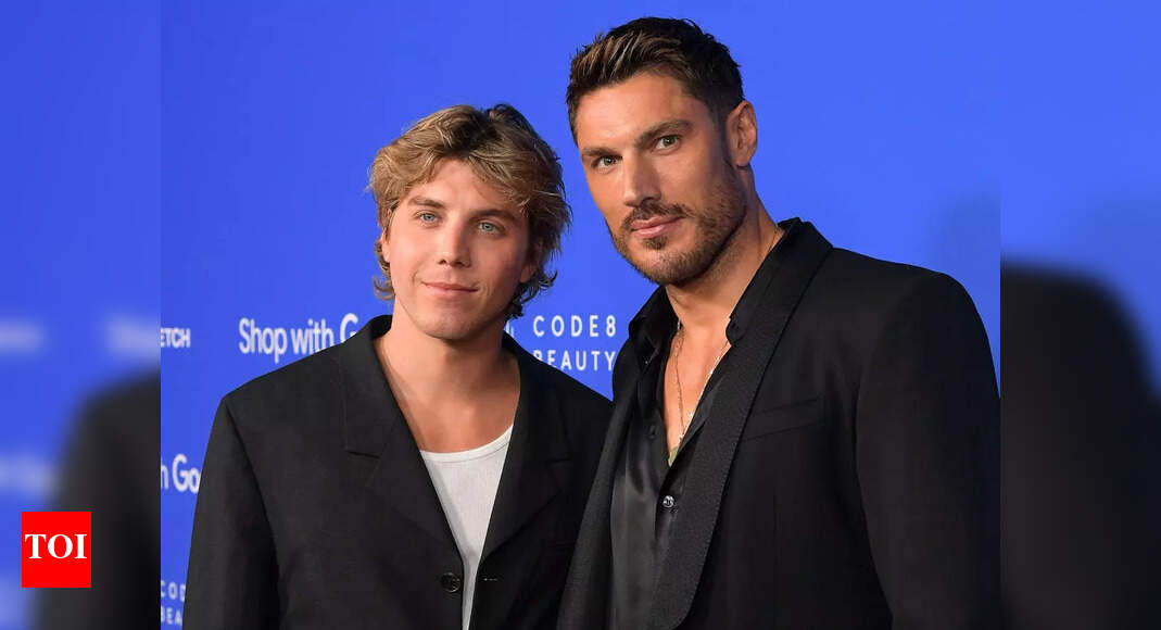 The White Lotus actor, Lukas Gage and celebrity hairstylist Chris ...