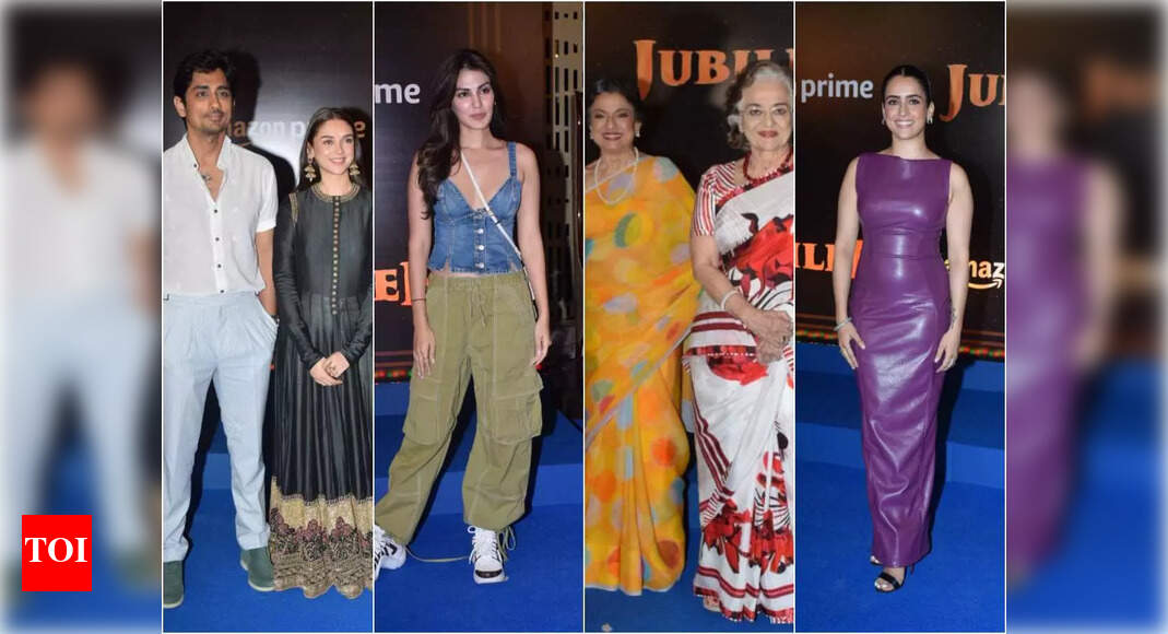 Siddharth-Aditi Rao Hydari, Rhea Chakraborty, Tanuja, Asha Parekh and ...