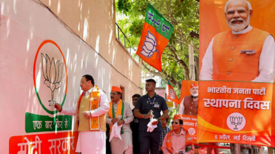 Bjp: BJP starts 2024 prep with wall painting campaign | Delhi News ...