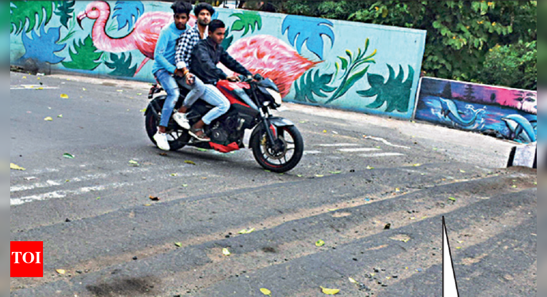 Bhopal: Shoddily Built Speedbreakers Turn Into Bone-breakers For ...