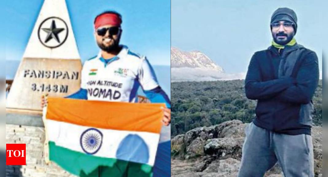 2 Bengaluru men conquer peaks in Asia & Africa, dream of greater ...