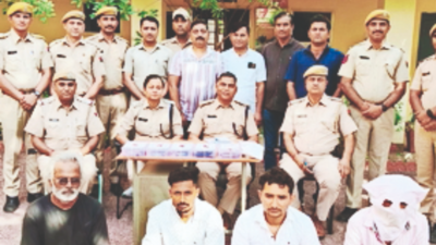 5 Country-made Pistols, 19 Live Cartridges Seized, 4 Arrested In Barmer ...