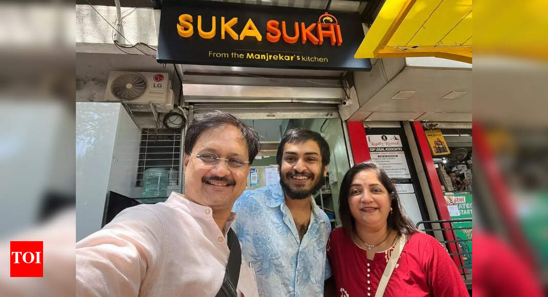 Sunil Barve visits new restaurant of Mahesh Manjrekar's son Satya ...