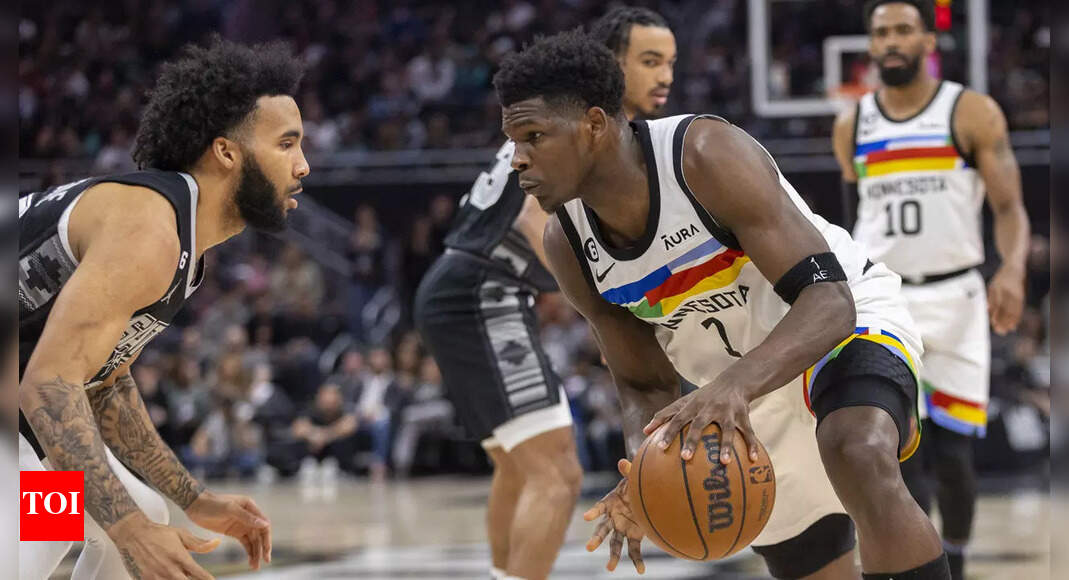 Anthony Edwards scores 33 as Minnesota Timberwolves rout San Antonio ...