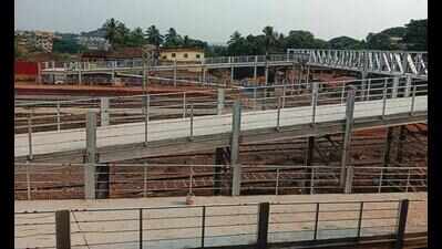 Rail overbridge for two-wheelers at Curchorem open for public from ...