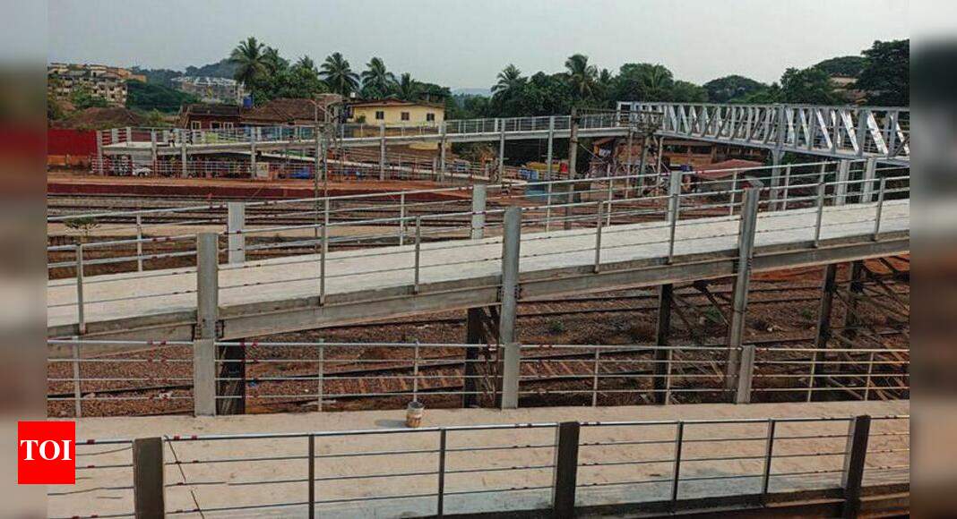 Rail overbridge for two-wheelers at Curchorem open for public from ...