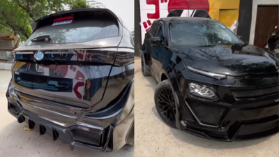 Check out this tastefully modified Tata Harrier: Lamborghini Urus on a ...