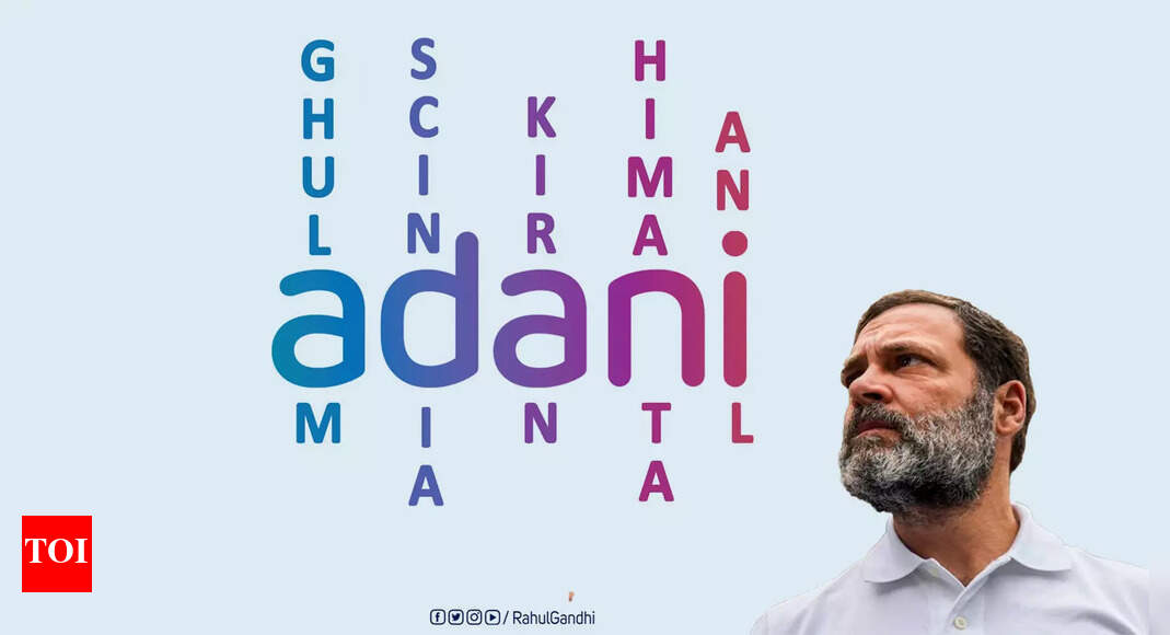 Why Rahul's Adani obsession is hurting Congress | India News - Times of ...
