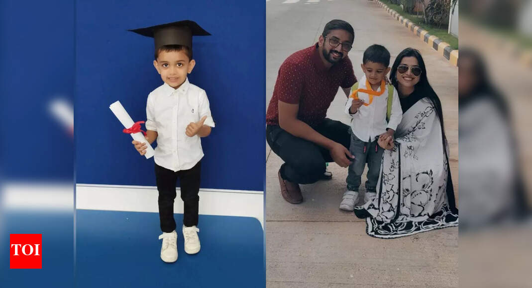 Swetha Changappa's son Jiyaan Aiyappa gets promoted to Nursery; proud ...