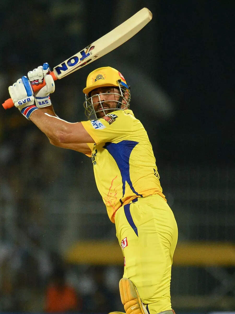 Vintage Dhoni rolls back the clock, but RR win | Times of India