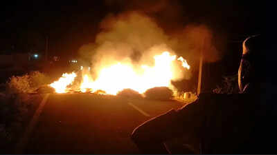 Tension at Nadbai town in Rajasthan's Bharatpur over installation of ...