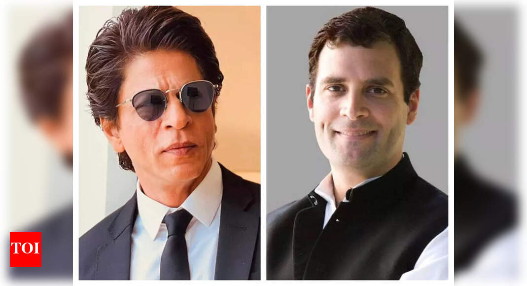 Old video of Shah Rukh Khan interacting with Rahul Gandhi goes viral ...