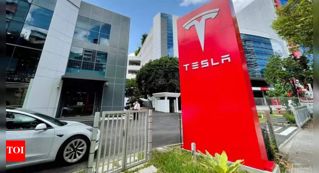 Tesla cuts prices of Model 3, Model Y vehicles in Singapore - Times of ...