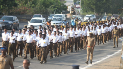 RSS conducts route marches in Tamil Nadu after Supreme Court approval ...