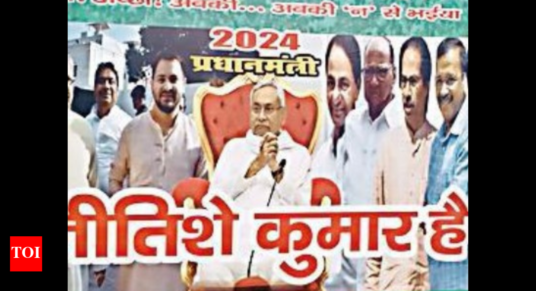 Nitish Kumar: RJD poster projects Bihar CM as PM face for 2024 LS polls ...