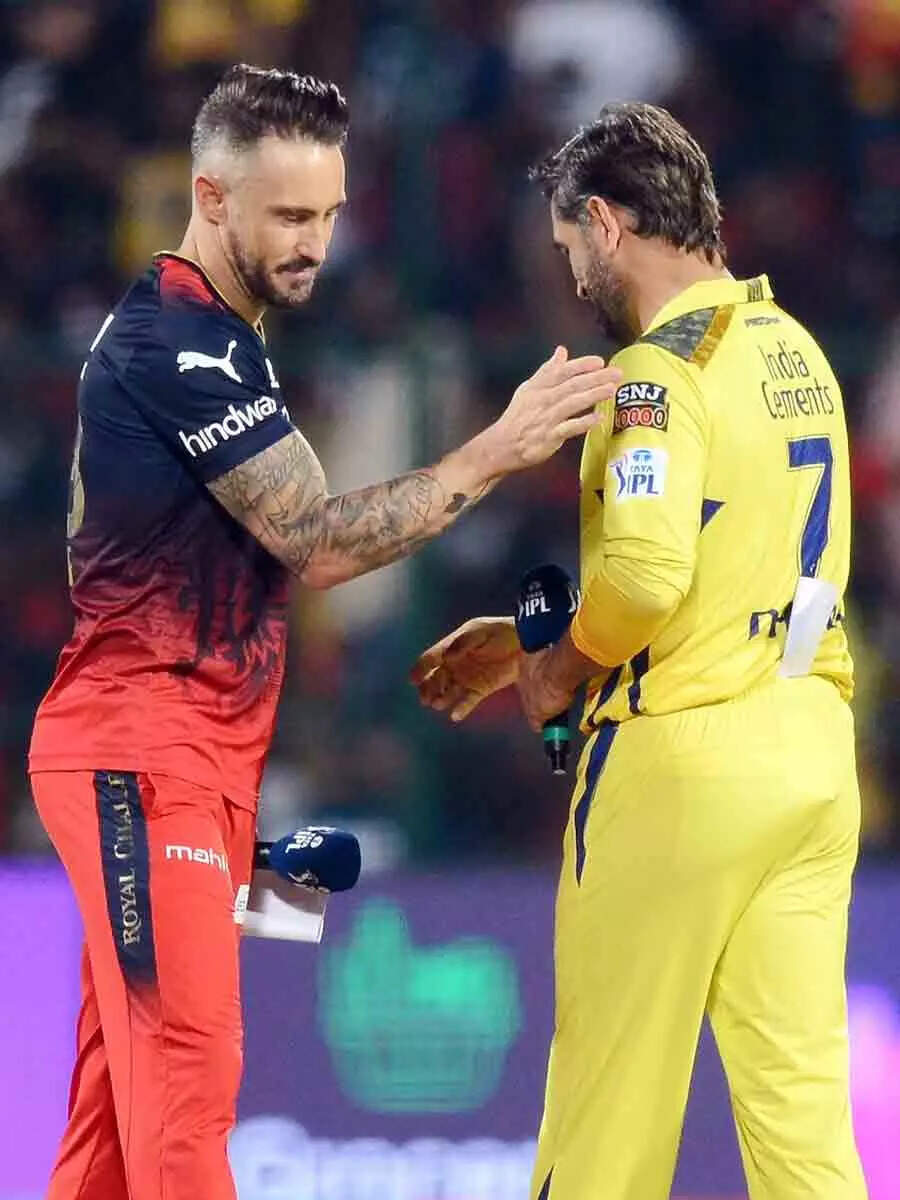 IPL 2023: CSK survive Du Plessis-Maxwell storm to beat RCB | Times of India