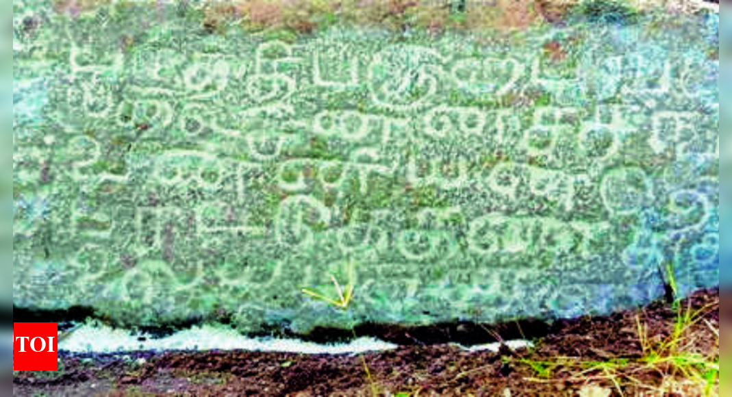 17th century Tamil inscription discovered in Sivakasi | Chennai News ...