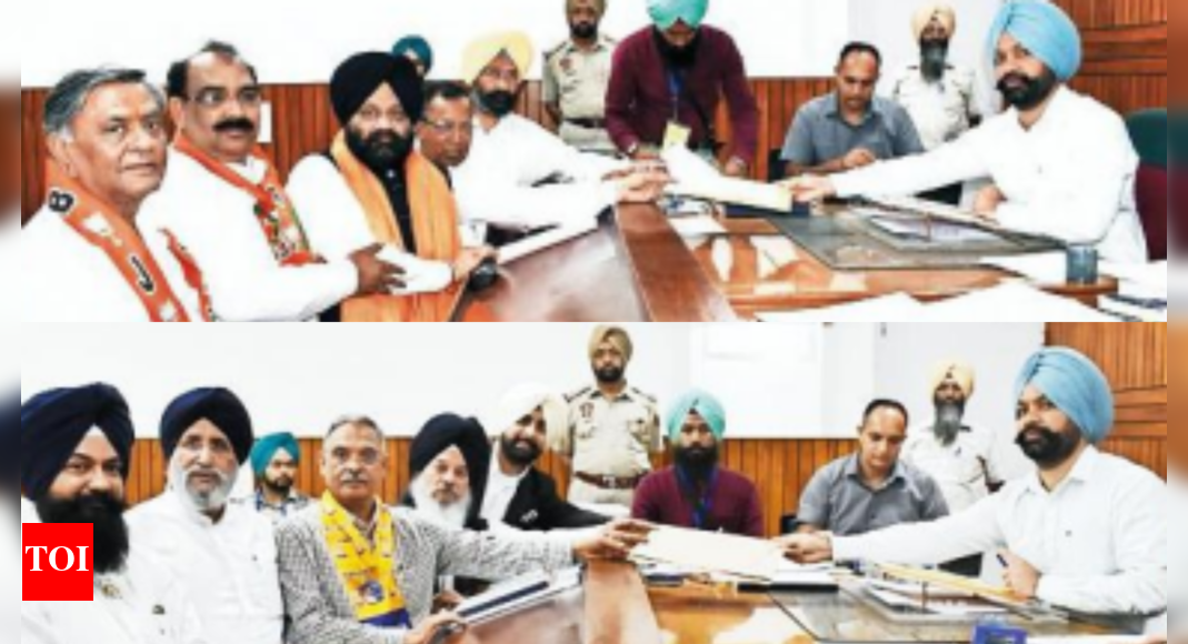Sad: Sad-bsp, Bjp, Sad (a) Candidates File Papers | Ludhiana News ...