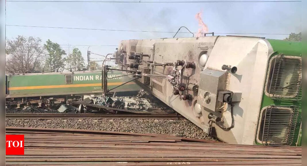 MP Train Accident: 1 dead, 4 injured as 2 goods trains collide at ...