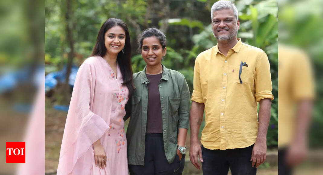 Keerthy Suresh resumes shooting for 'Raghu Thatha' in Courtallam ...