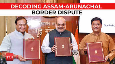Assam Arunachal border dispute: Assam, Arunachal Pradesh sign pact to ...