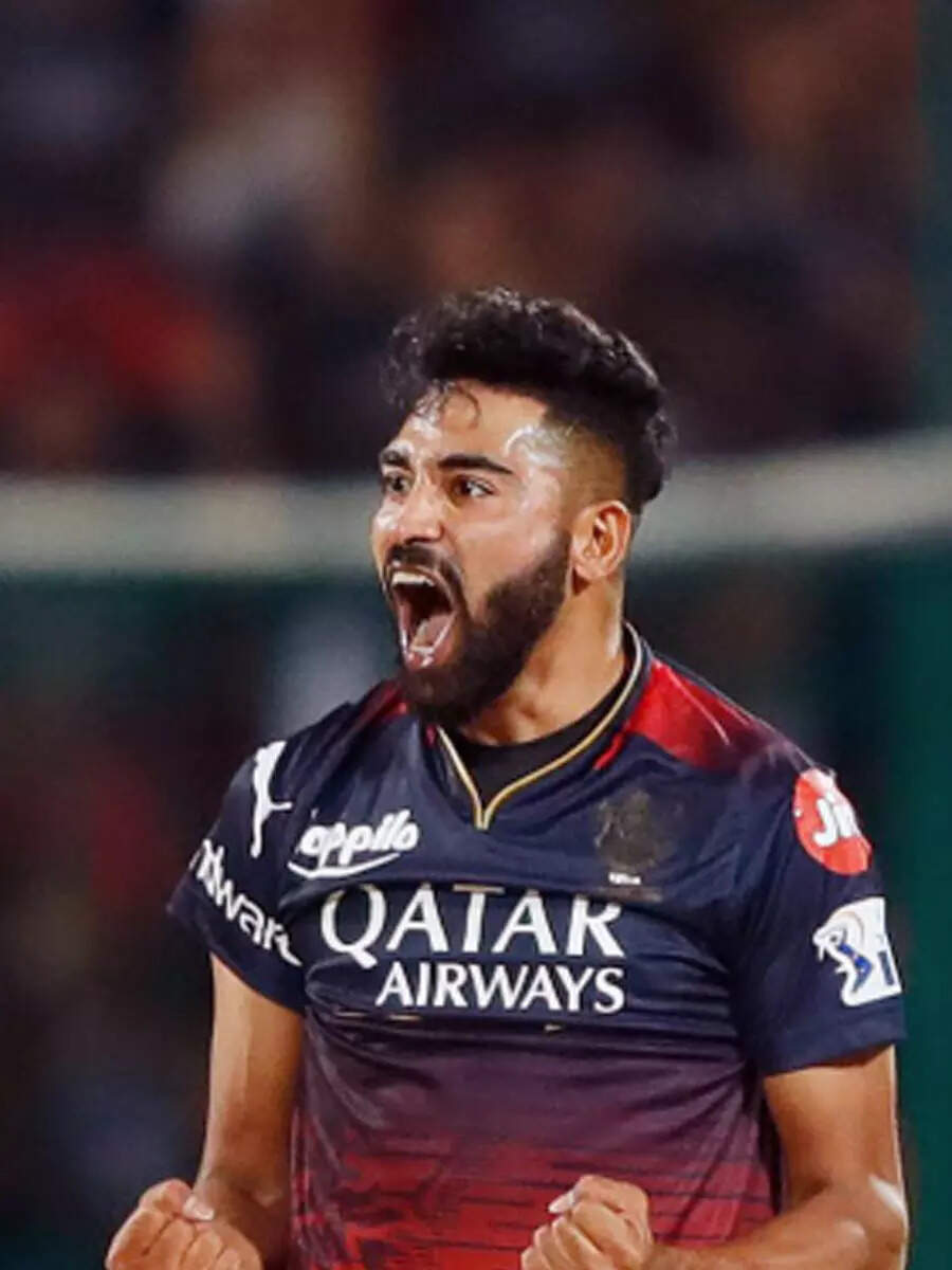 Siraj registers career-best IPL figures | Times of India