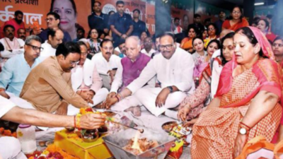 To Boost Pace Of Devpt, Vote For Bjp: Pathak | Lucknow News - Times of ...