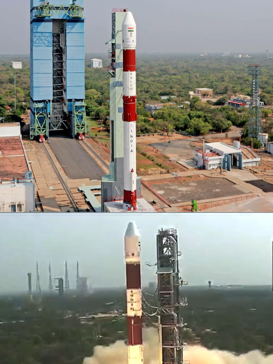 Pslv C55 Successfully Launches 2 Singapore Satellites In Orbit Times