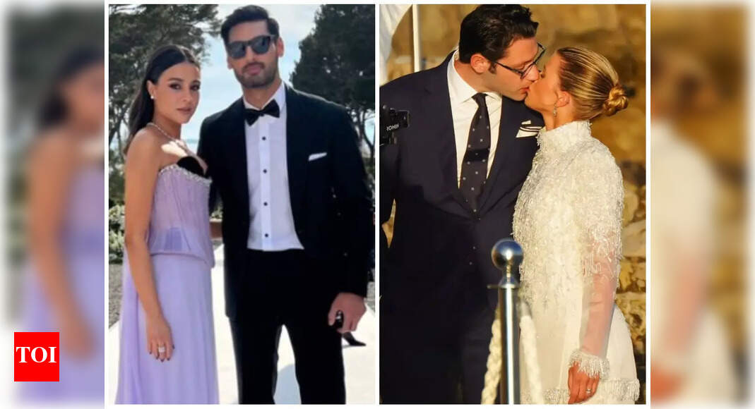 Tania Shroff and beau Ahan Shetty attend Sofia Richie and Elliot ...