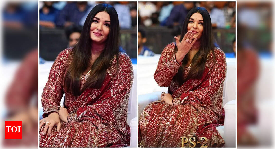 Aishwarya Rai Bachchan's 'PS-2' event look in Hyderabad is pure magic ...