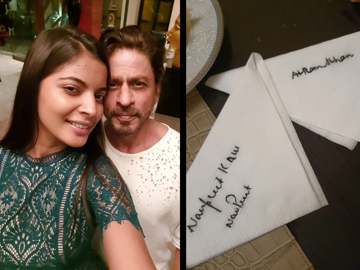 Here's what happened on Navpreet Kaur visits to SRK's Mannat