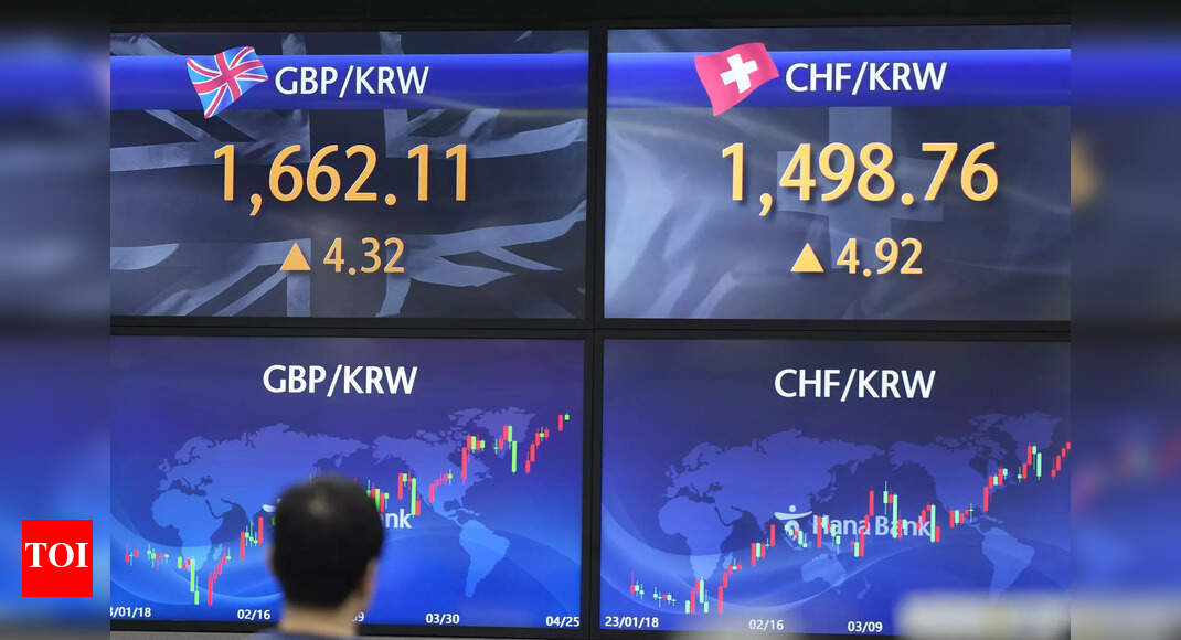 Stock markets today: Global markets lower before US earnings - Times of ...