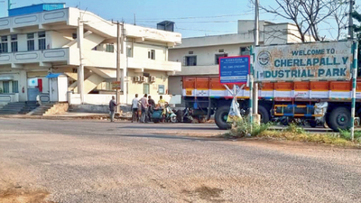 Pothole problem at Cherlapally resolved | Hyderabad News - Times of India