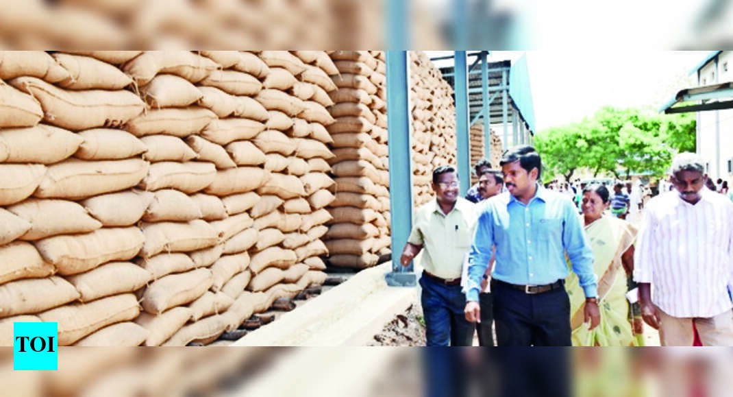 Cm Opens Two Semi-covered Paddy Godowns In Trichy | Trichy News - Times ...