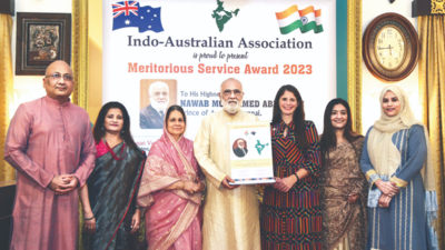 Iaa: Prince Of Arcot Receives Meritorious Service Award | Chennai News ...