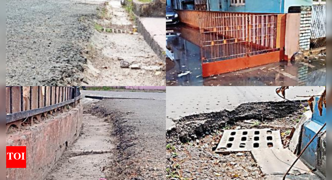 Raised Road Levels Leave Salt Lake Driveways Flooded, Bmc To Chip Away ...