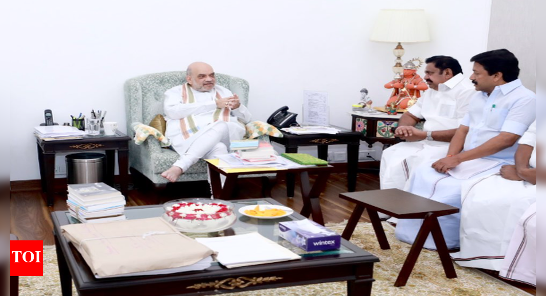 Edappadi K Palaniswami tells Amit Shah; Probe PTR audio clips | Chennai ...