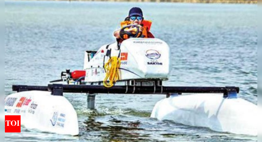 Boat designed by Coimbatore college students to race at global contest ...