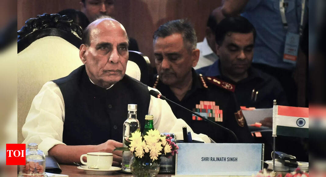 'SECURE reflects India's commitment,' Rajnath Singh at SCO Meeting | India News - Times of India