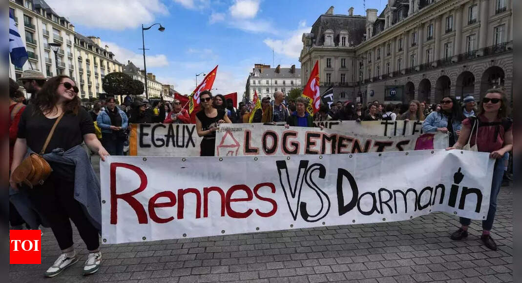 Thousands protest against French government's migration plans - Times ...