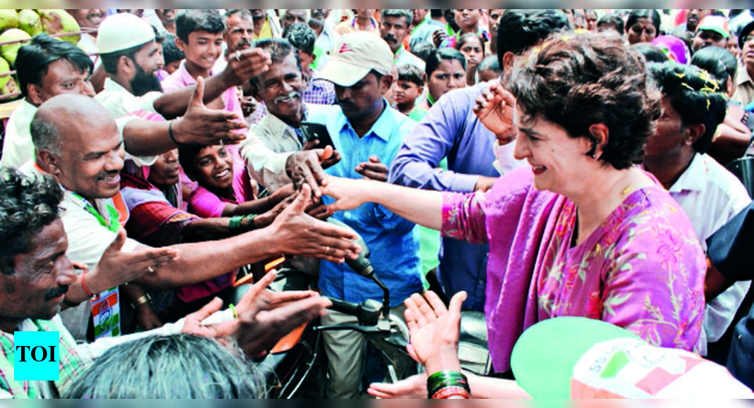 Priyanka: ‘modi More Worried About Himself Than People’ | Hubballi News ...