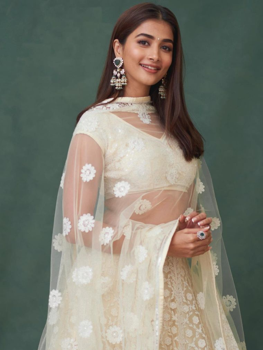 Times When Pooja Hegde Dorned White Times Of India
