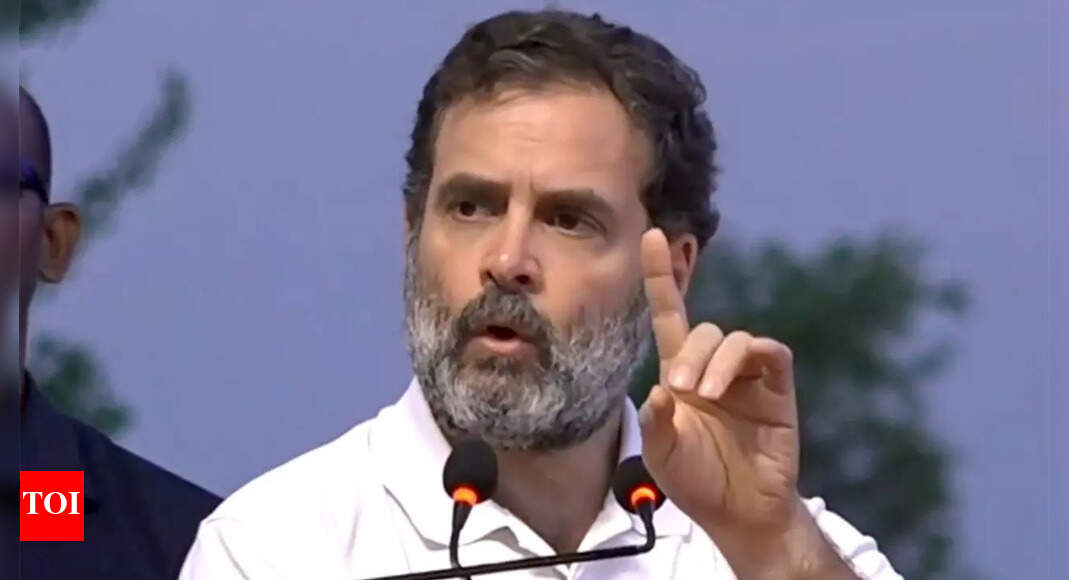 This election is not about you: Congress leader Rahul Gandhi hits out at PM in poll-bound ...