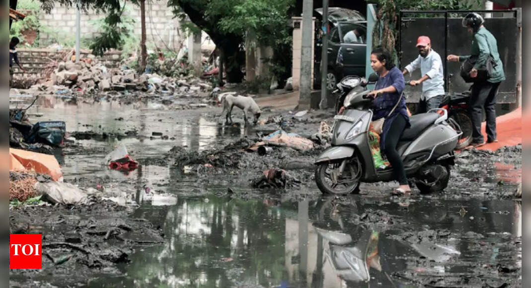 Hyderabad Deluged, Wrecked & Blacked Out | Hyderabad News - Times of India
