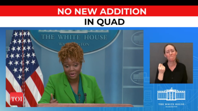 No plans to add new members to Quad at this time: White House - Times of India