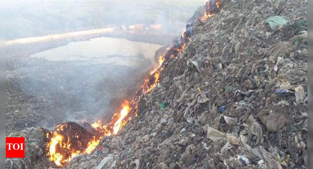 Temp Not High, But Bandhwari Landfill Sees 3 Fires In 24 Hours ...