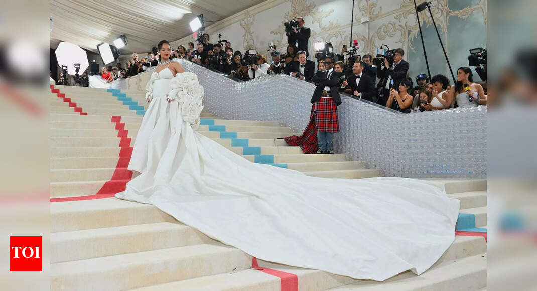 Met Gala red carpet was designed in India - The Times of India